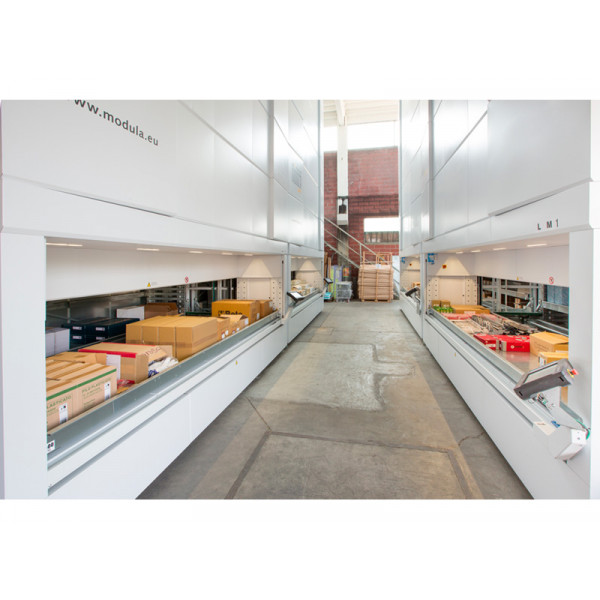Lift automatic vertical warehouses with metal drawers MODULA
