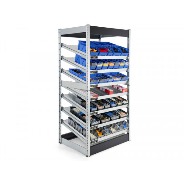 Dynamic warehouse light metal shelving FAMI